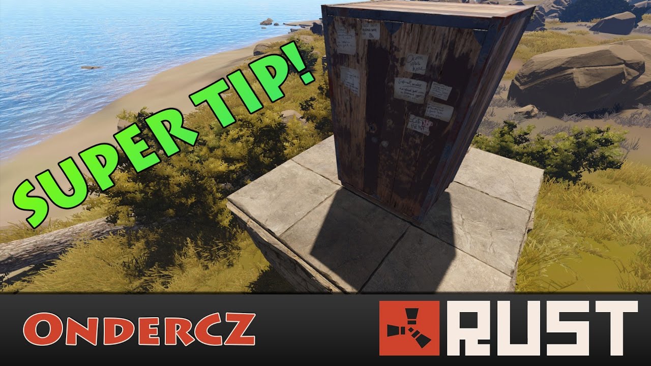 🛠 Super tip! Cupboard/Toolbox - RUST #9 CZ - YouTube
