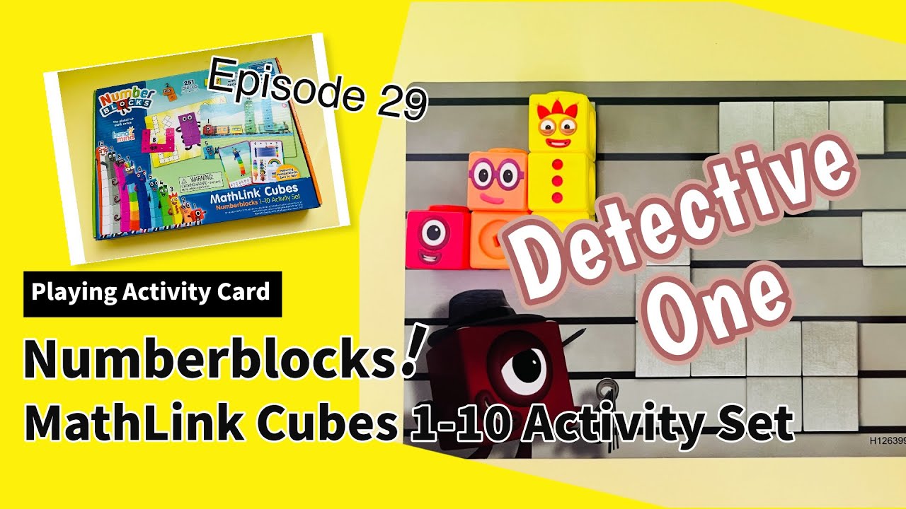 [ Episode 29 ] Detective One | 貓展 Play Numberblocks Activity Cards ...