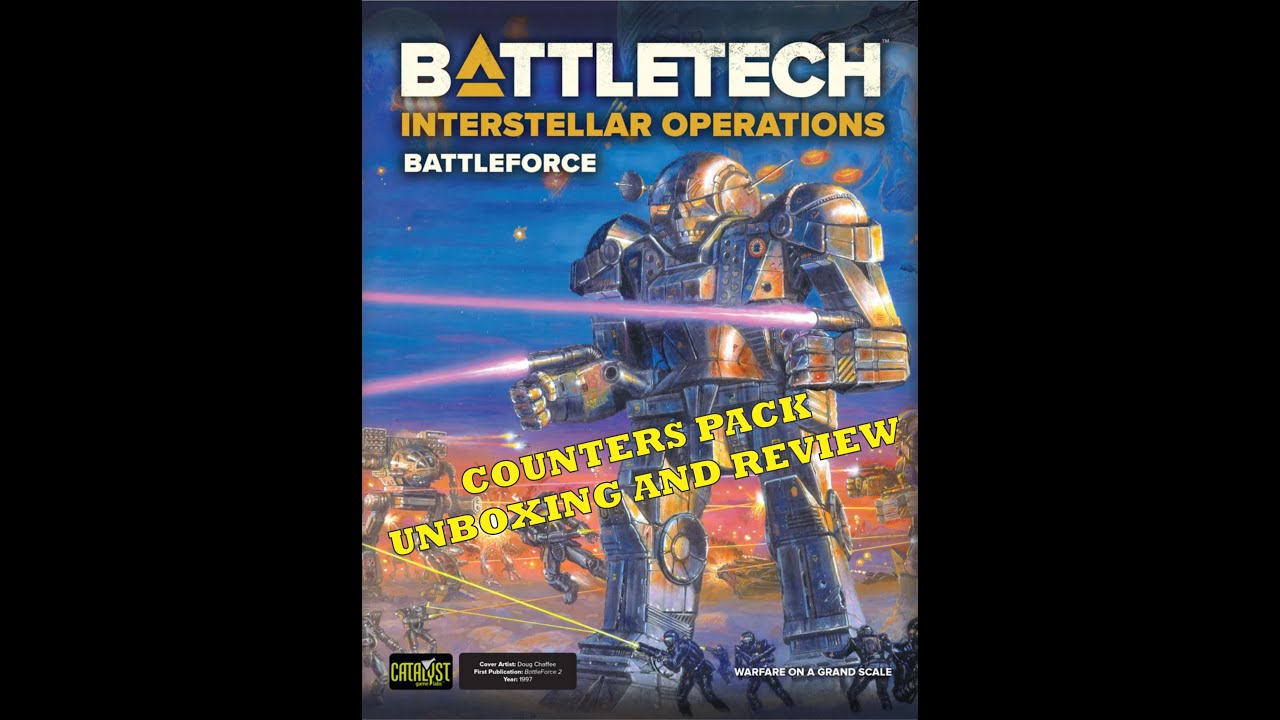 Battletech Battleforce Counters Pack Unboxing and Review - YouTube