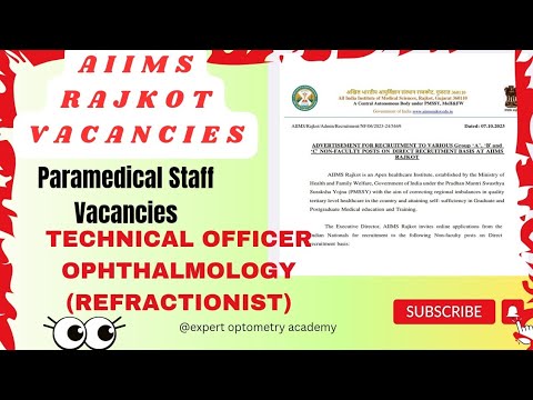AIIMS RAJKOT RECRUITMENT 2023 | GROUP A,B &C VACANCIES|TECHNICAL ...