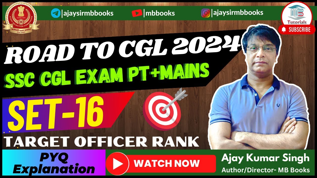 SSC SET- 16 | ROAD TO SSC CGL 2024 🔥| PYQ ENGLISH PRACTICE | TARGET ...
