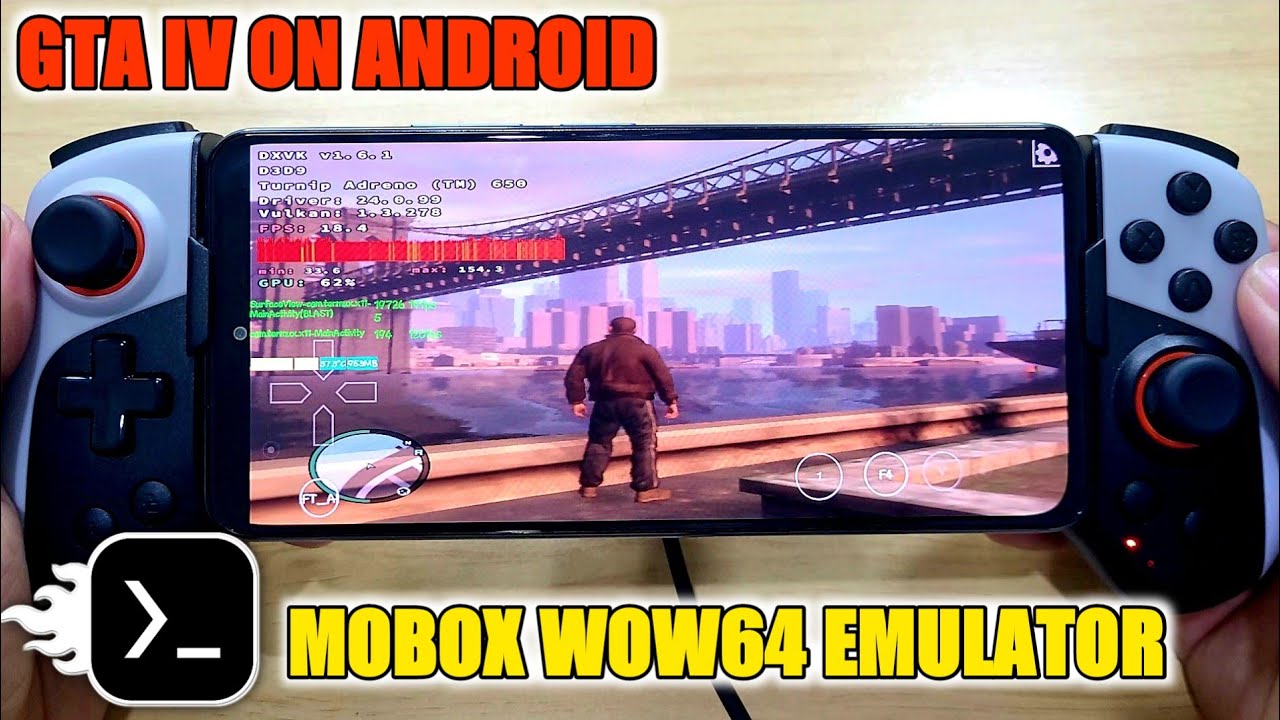 MOBOX WOW64 Emulator GTA IV On Android - YouTube