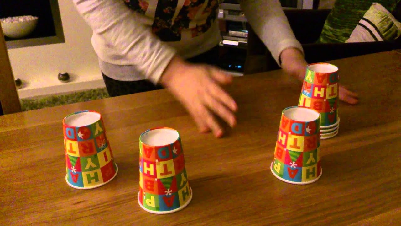 Jemima: Cup clap and stack! - YouTube