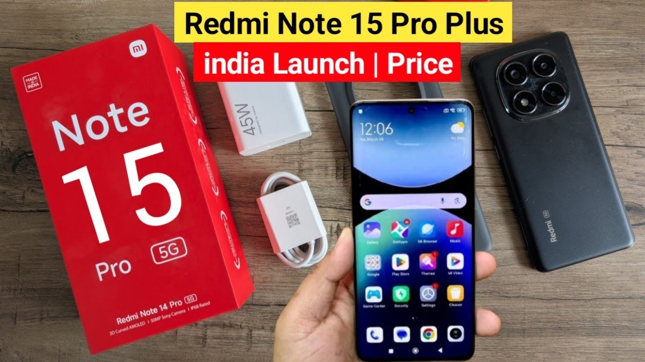 Redmi note 15 pro launch date in India | redmi note 15 pro price in ...