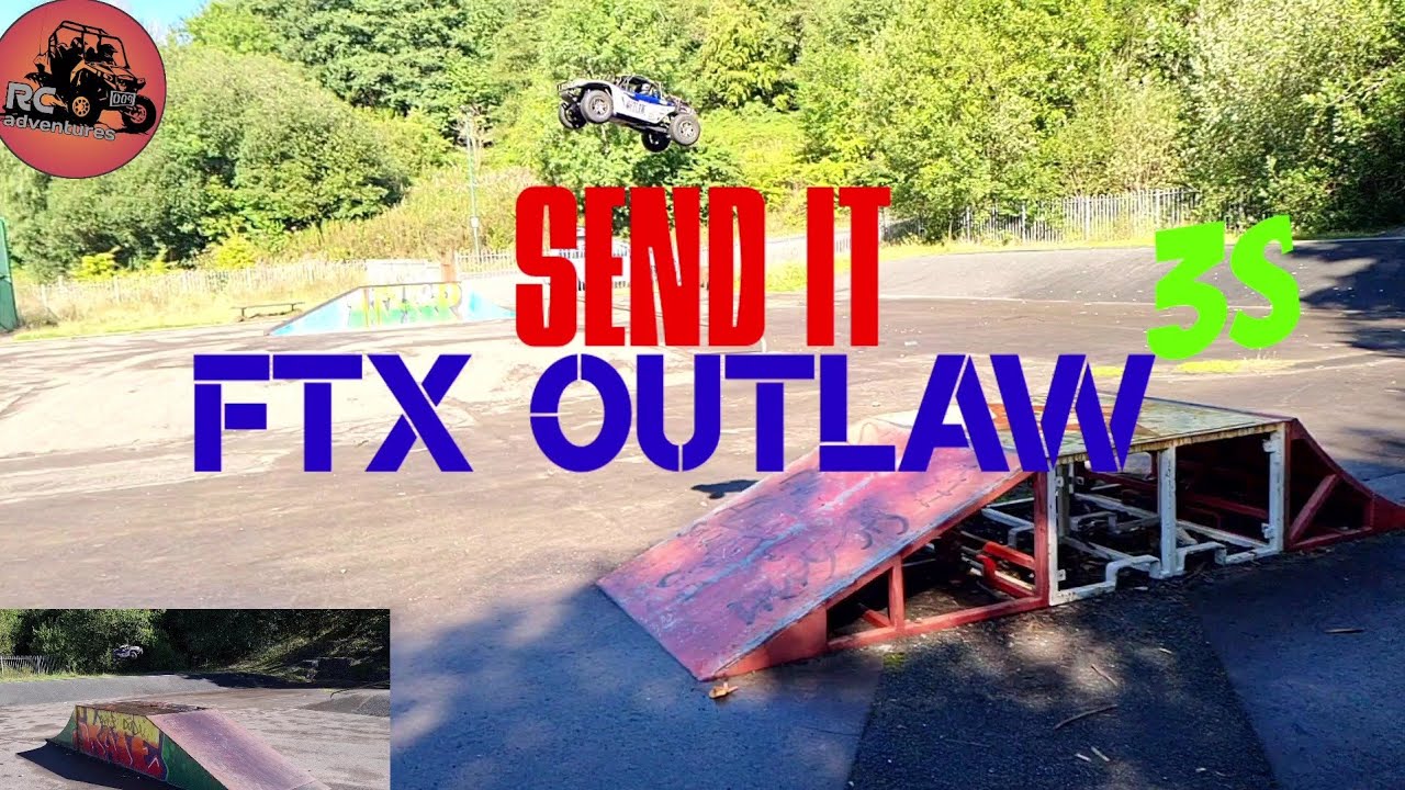 3s BRUSHLESS OUTLAW SKATEPARK RAMPAGE - YouTube