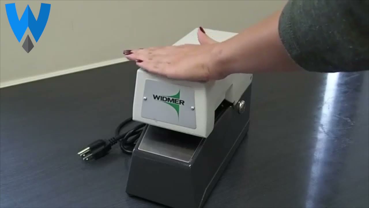 How to Open a Widmer Time & Date Stamp - YouTube