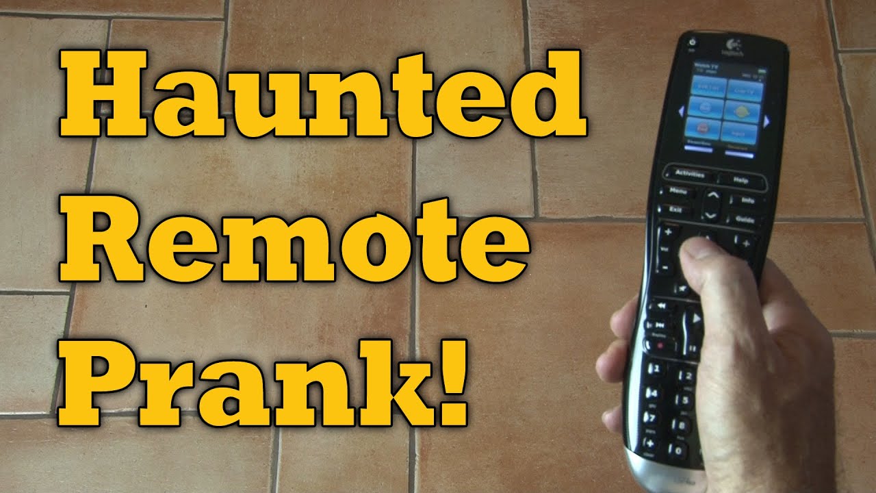 Haunted Remote Prank! Use any Remote! - YouTube