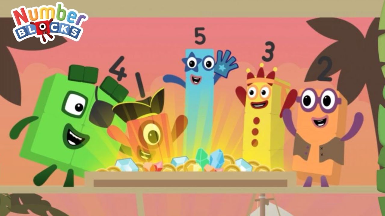 NUMBERBLOCKS : COLLECT THE GOLD TREASURE | LEARN NUMBER IN THE REAL ...