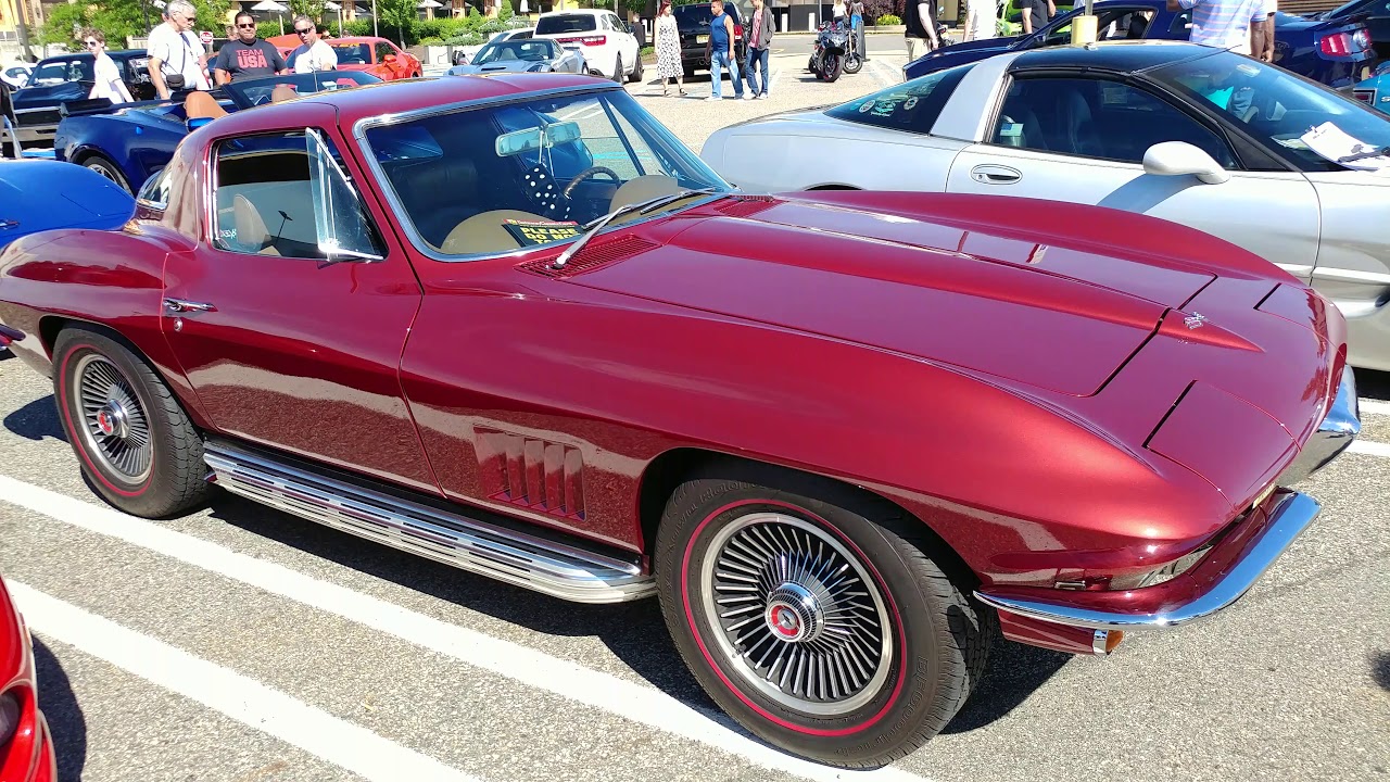 1967 MARLBORO MAROON METALLIC CHEVROLET CORVETTE NJ QQ 'HAFMYN' - YouTube