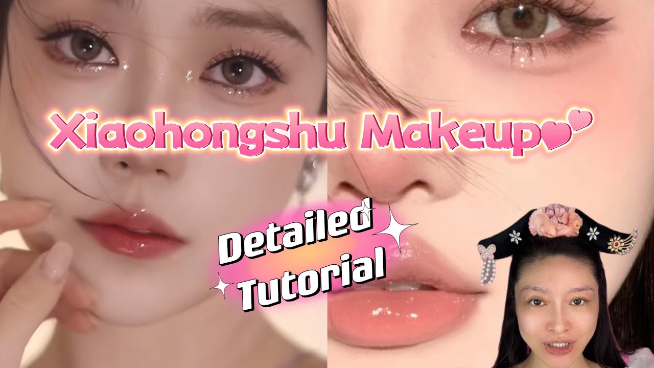 Viral Xiaohongshu Makeup Look Tutorial - YouTube