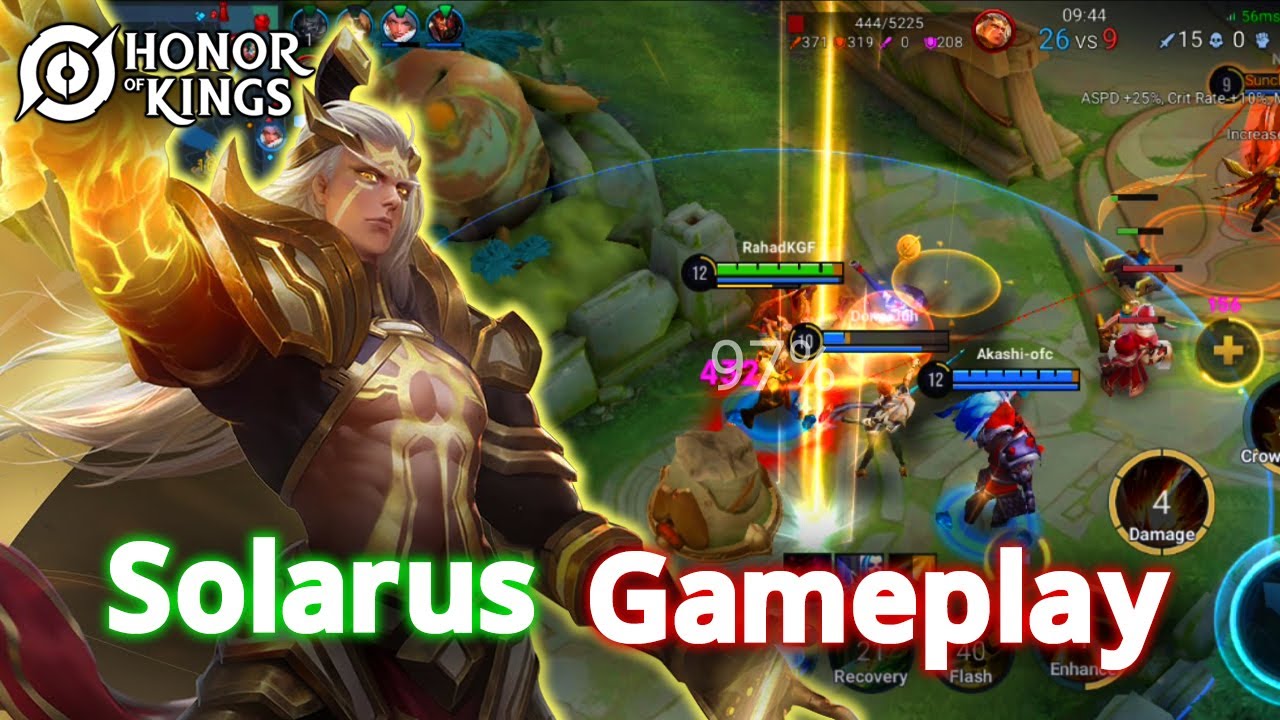 Solarus PRO gameplay | Honor of Kings | Marksman Gameplay - YouTube