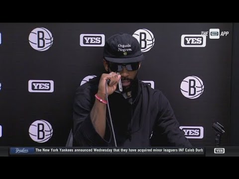Kyrie Irving Postgame Interview | Brooklyn Nets beat Atlanta Hawks 108 ...