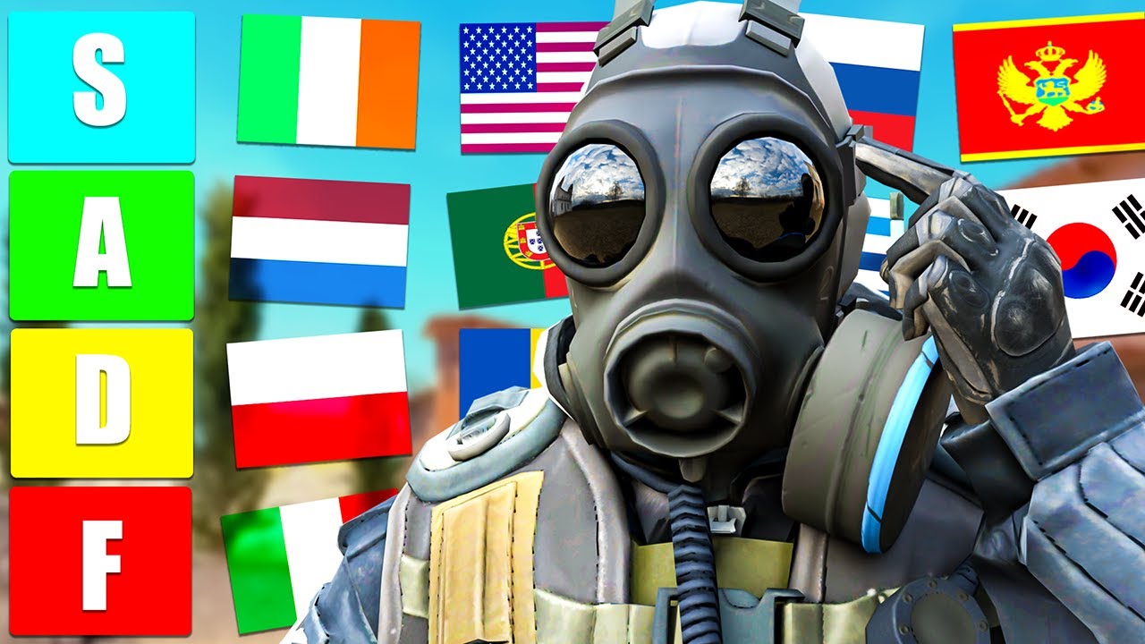Ranking the BEST country in CS2 AGAIN (TIER LIST) - YouTube