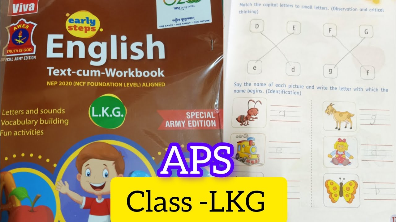 APS class -LKG English letters and sounds... - YouTube