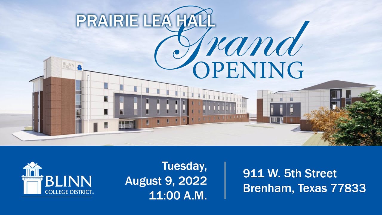 Prairie Lea Hall Grand Opening - LIVESTREAM - YouTube