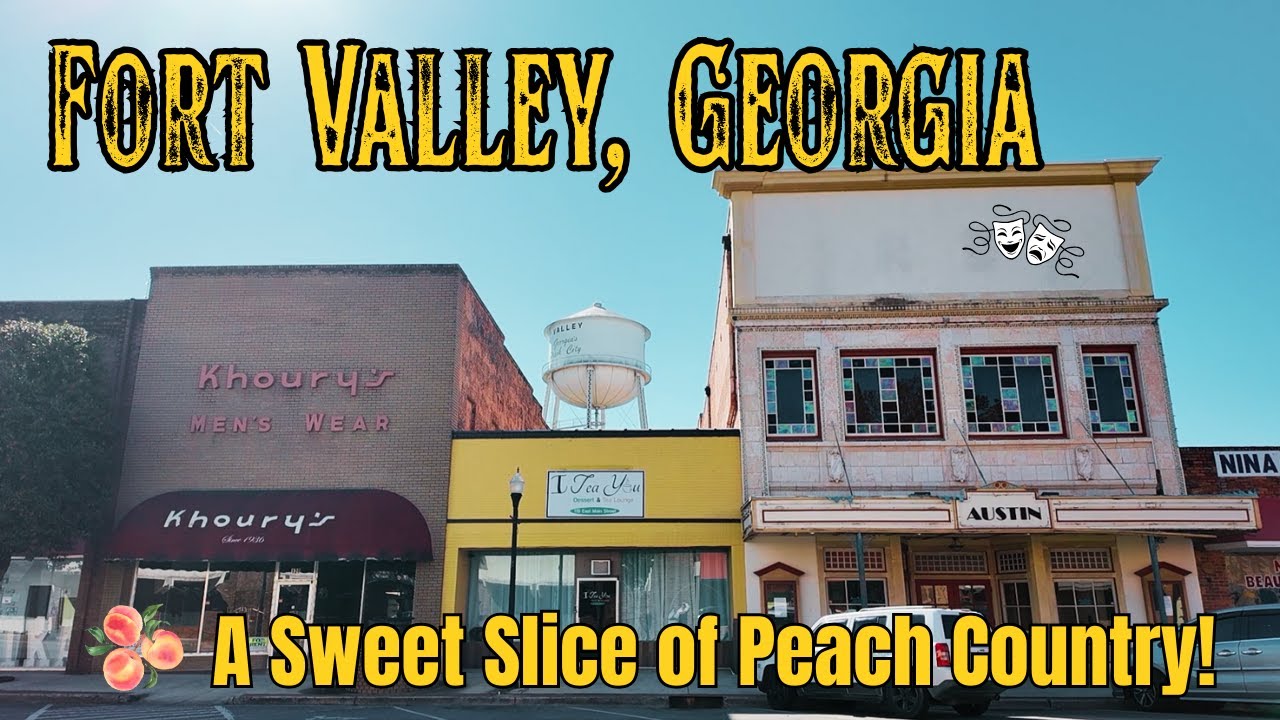 A Chilly Day in Peach Country | Exploring Fort Valley, Georgia - YouTube