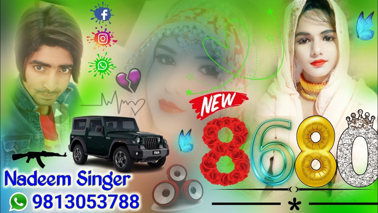 SR= 8680 || Nadeem Singer Mewati Song🌹 Aslam Singer Mewati New Song ...