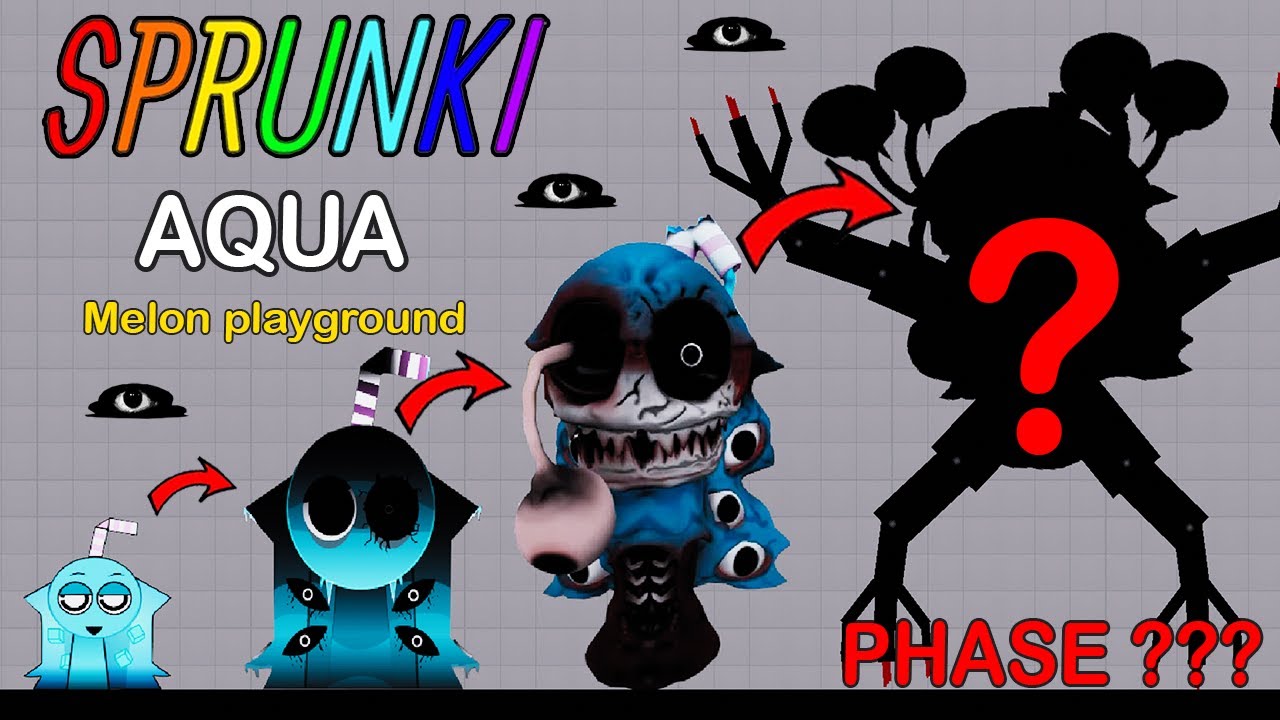 NEW EVOLUTION OF AQUA SPRUNKI In People Playground - YouTube