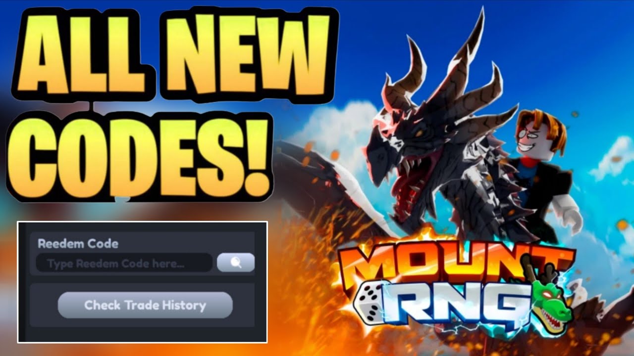 *NEW* ALL WORKING CODES FOR MOUNT RNG IN OCTOBER 2025! ROBLOX MOUNT RNG ...