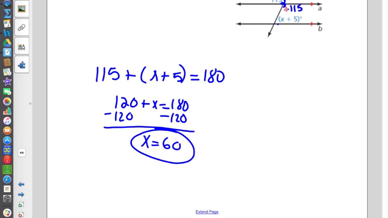 Chapter 3 Lesson 2 Angle Pairs - YouTube