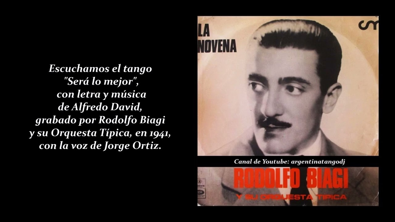 RODOLFO BIAGI & JORGE ORTIZ: SERÁ LO MEJOR (TANGO) - YouTube