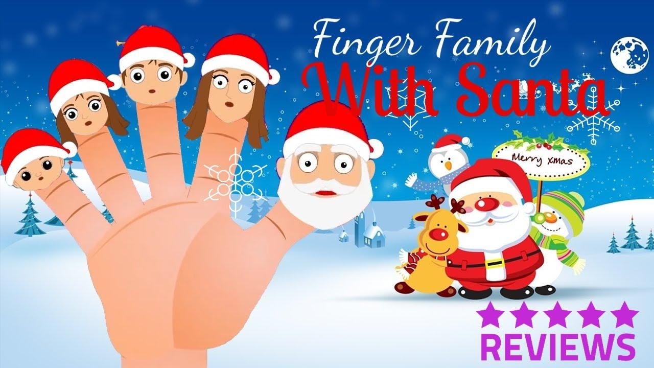 Happy Merry Christmas Santa Claus Finger Family Song For Kids ...