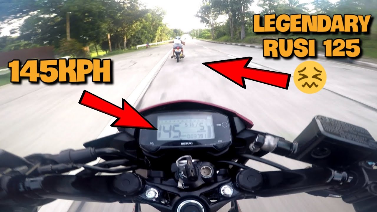 RUSI 125 vs RAIDER 150 F.I SPEEDOMETER READING - YouTube