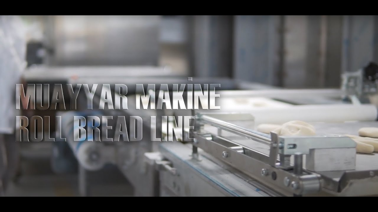 Hamburger Bun / Roll Bread Full Production Line ! Bun Making Machine ...