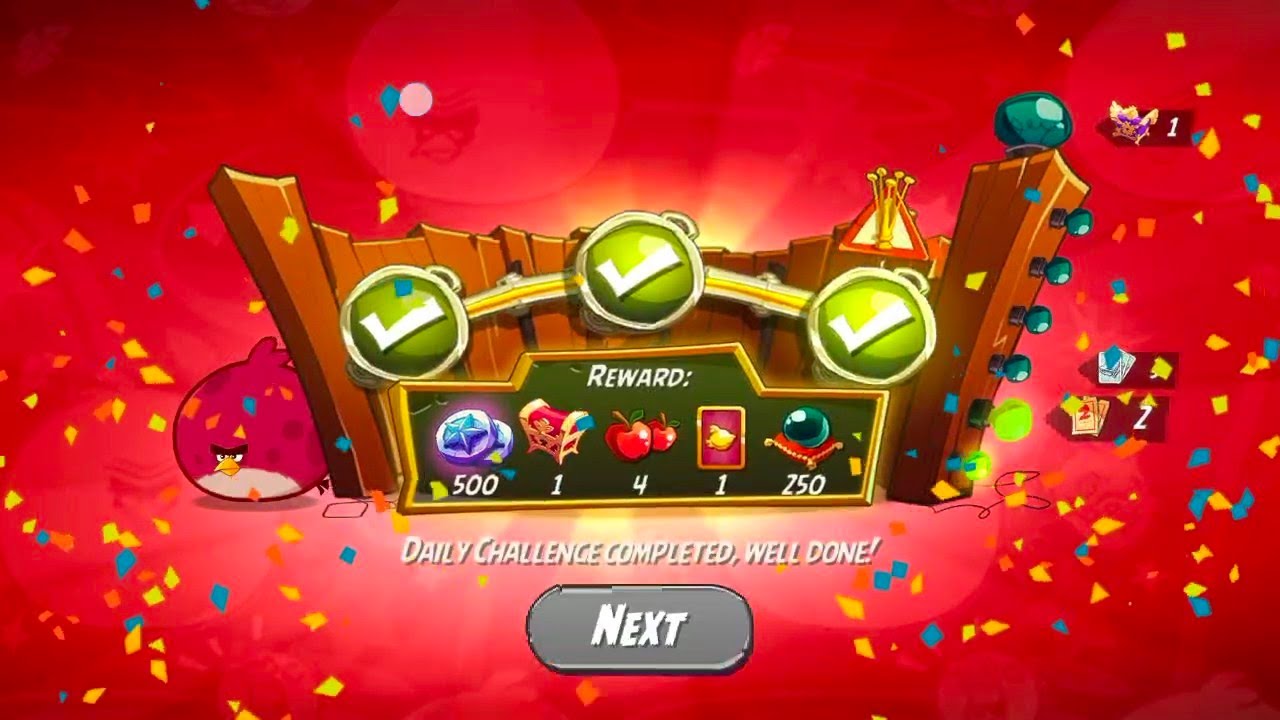 Angry Birds 2 Daily Challenge Today Super Bird| AB2 DC Today Terence ...