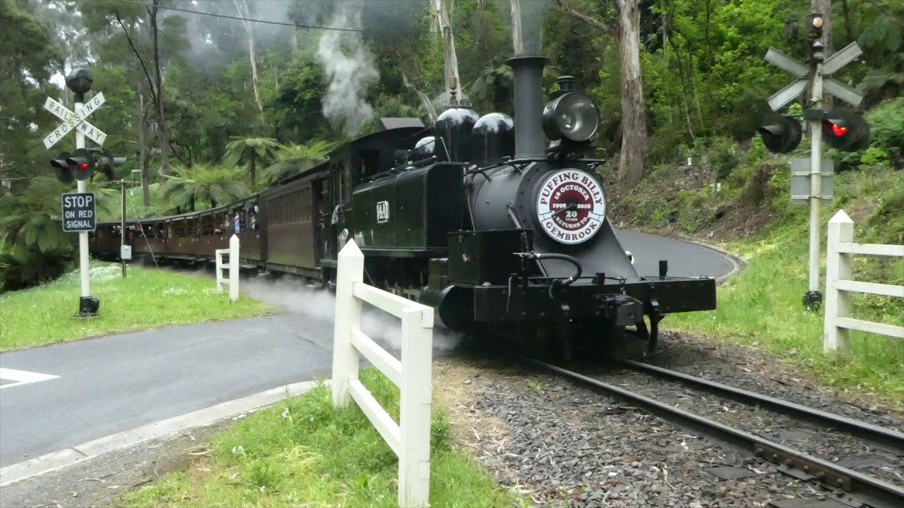 14A Returns! First official run | Puffing Billy. - YouTube
