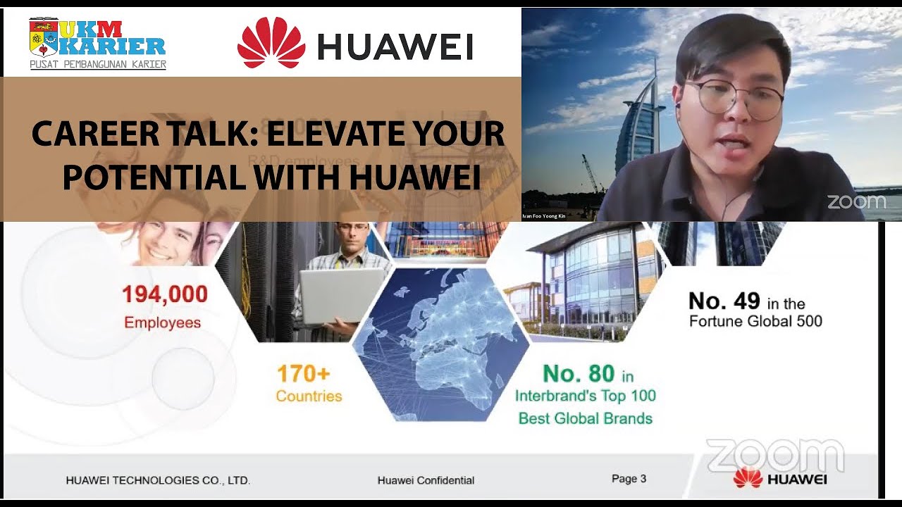 CAREER TALK: ELEVATE YOUR POTENTIAL WITH HUAWEI - YouTube
