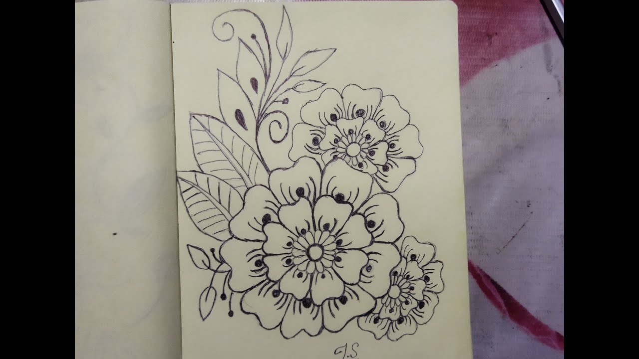 How to dra flowar drowning pencil art #art #drawing #flowerart - YouTube