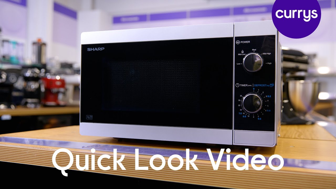 SHARP YC-MS01U-B Solo Microwave - Quick Look - YouTube