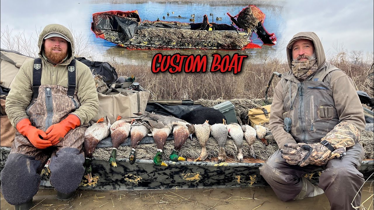 EPIC Custom Duck Boat Build | Smart Weed Lake Duck Hunt - YouTube
