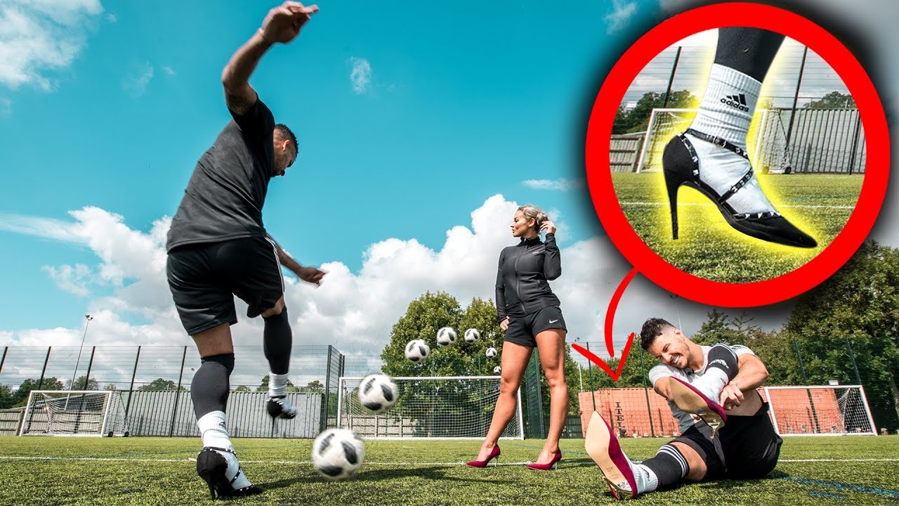 DANGEROUS HIGH HEEL CROSSBAR CHALLENGE! *HIGH RISK* - YouTube