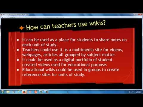 Using Wikis in the Classroom - YouTube