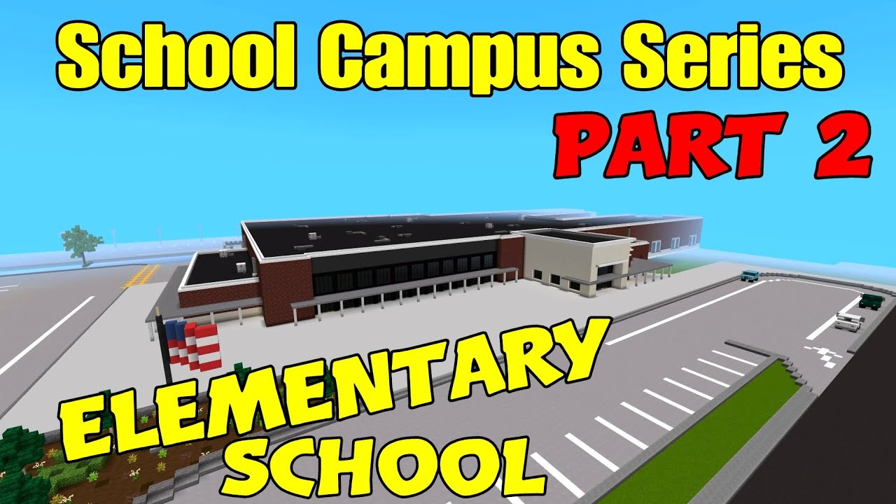 Minecraft School Campus Series Part 2 Tutorial - YouTube