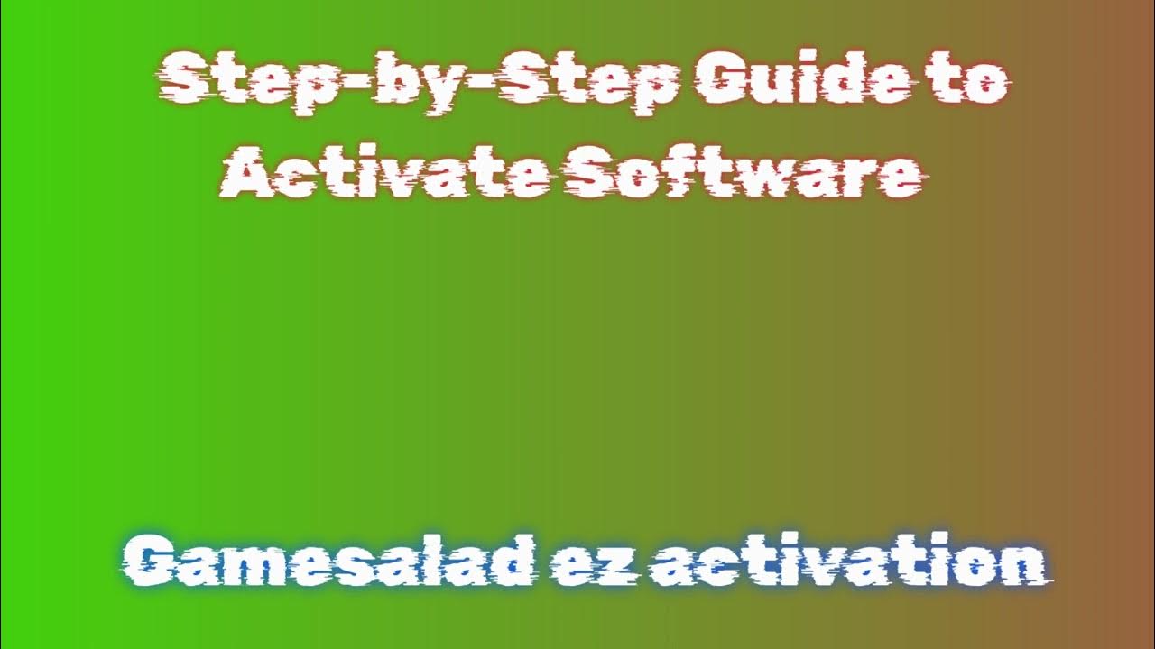 Step-by-Step Guide to Download and Install Gamesalad - YouTube