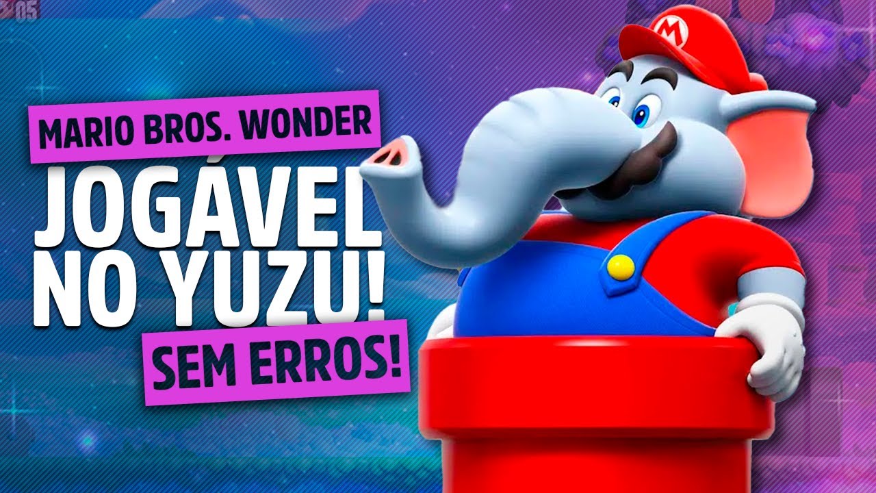 SUPER MARIO BROS WONDER NO PC agora 100% NO YUZU! "Switch PRO" tá ...