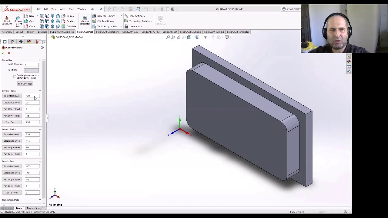 Lab 5 SOLIDCAM Class_lecture - YouTube