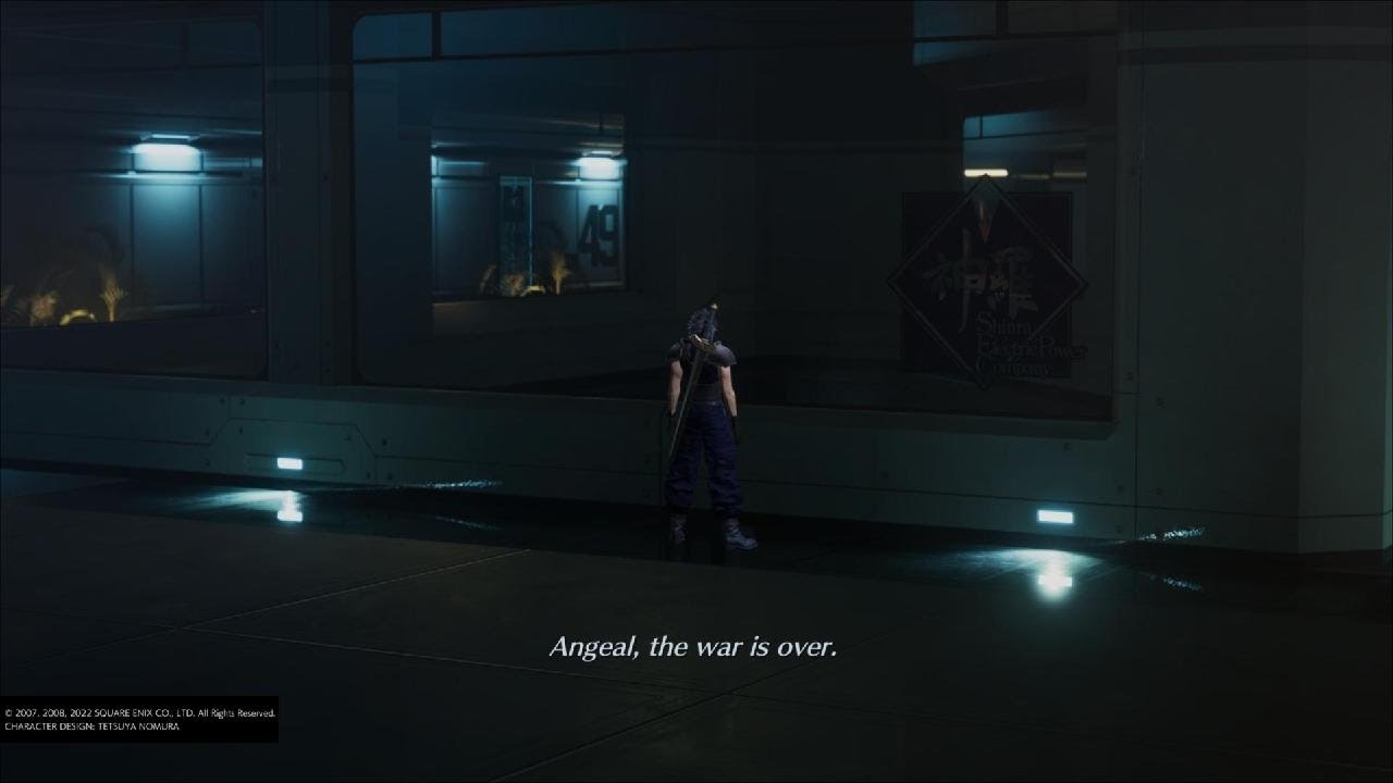 FINAL FANTASY 7 Crisis Core Reunion HOJO Training Program & Helping ...