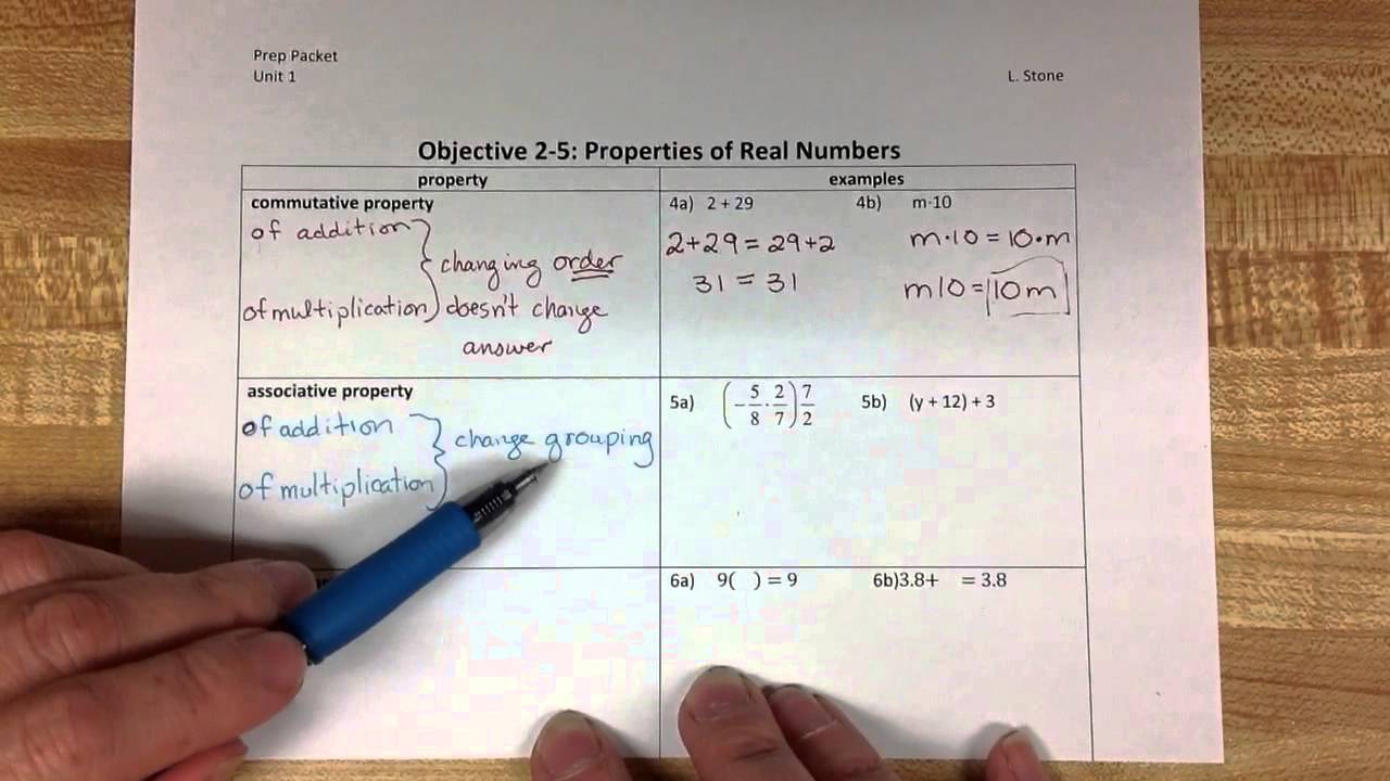 MAT 050 1.7 objectives 2-5 part 1 - YouTube