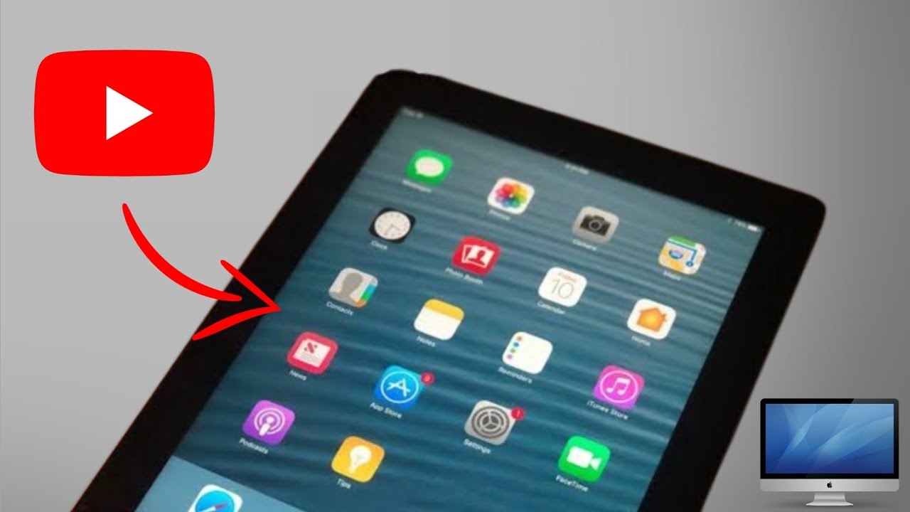 COMO USAR O YOUTUBE NO IPAD ANTIGO!!🔥🔥 (ESPELHAR TELA DO PC PARA IPAD) - YouTube