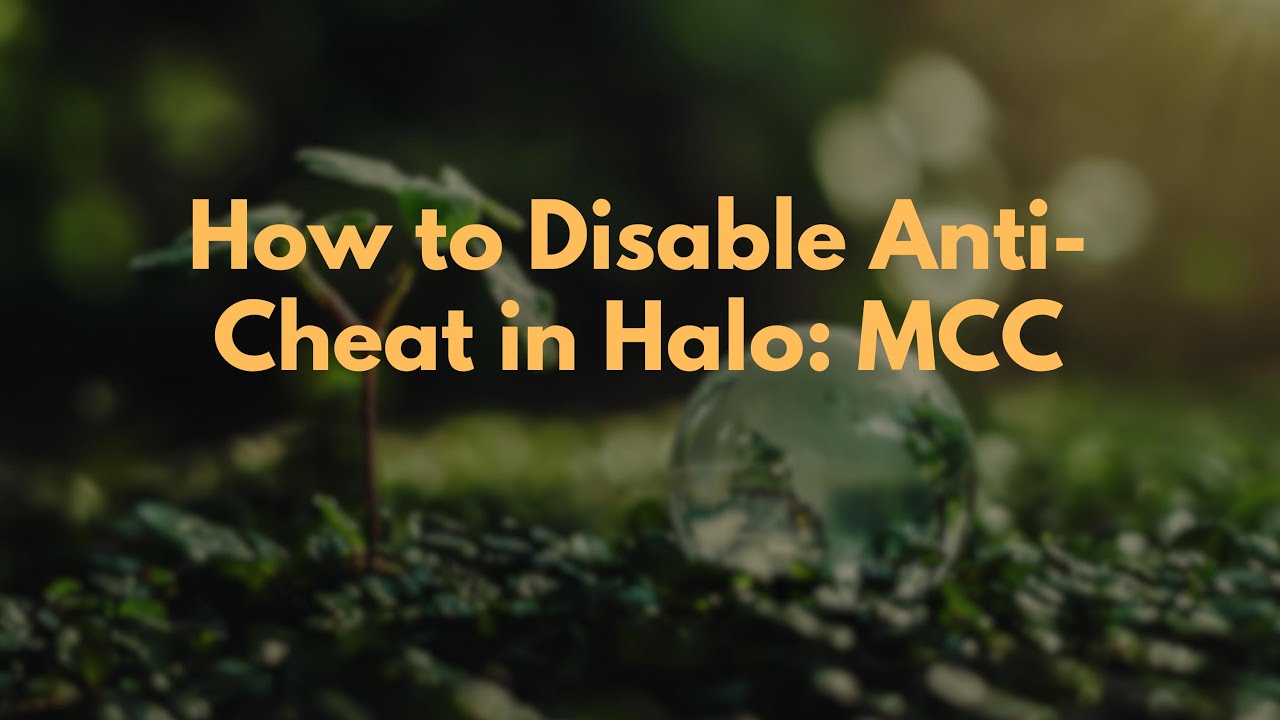 How to Disable Anti-Cheat in Halo: MCC - YouTube