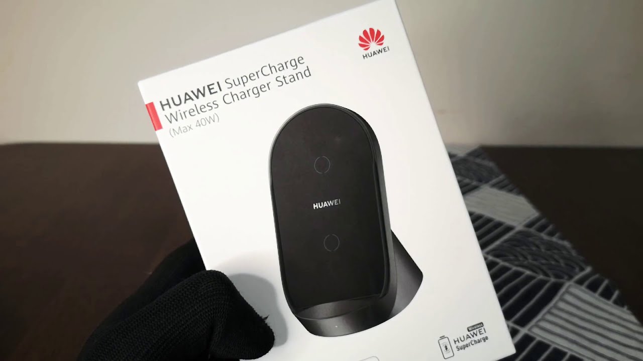 Unboxing Huawei Supercharge Wireless Charger Stand (Max. 40W) 華為快速充電 ...