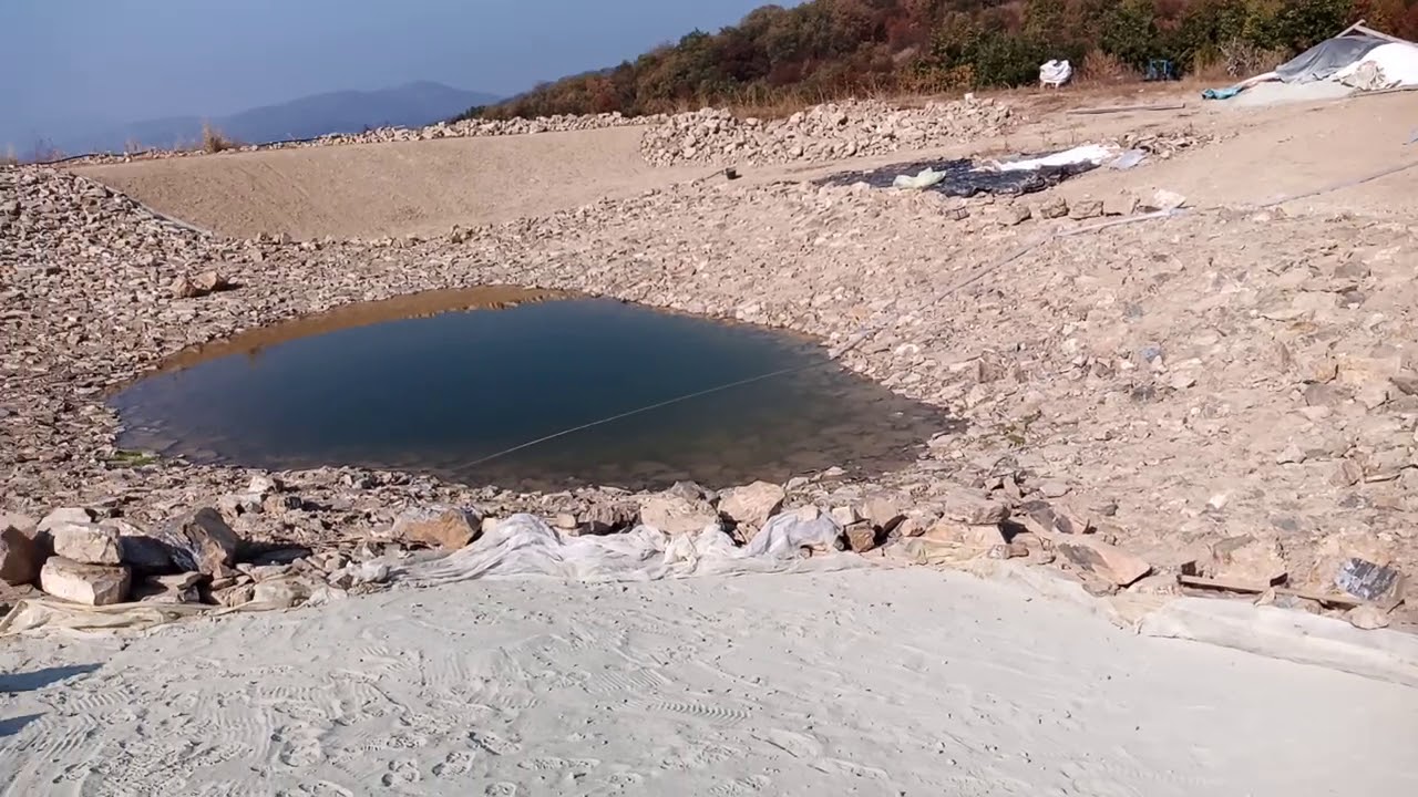 DIY natural pond with bentonite seal! ( part 3) - YouTube