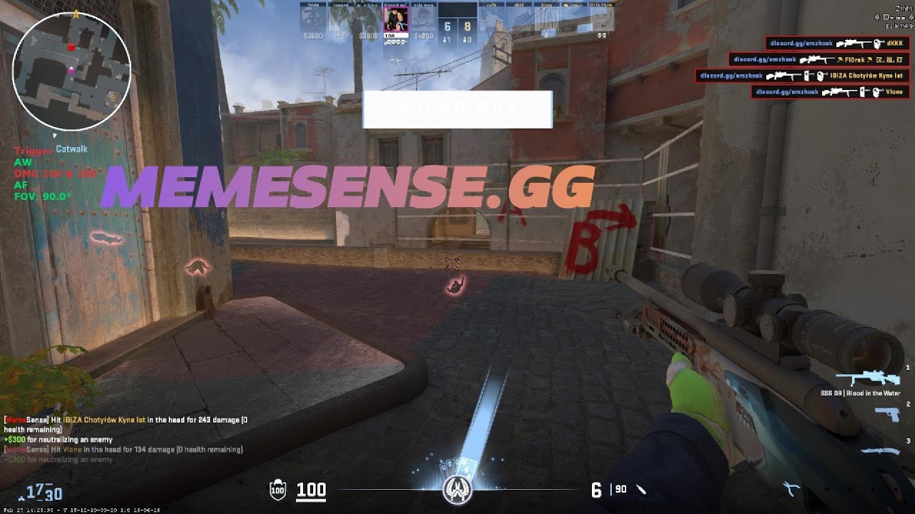 CS2 HvH DOMINATING IN PREMIER WITH MEMESENSE.GG - YouTube