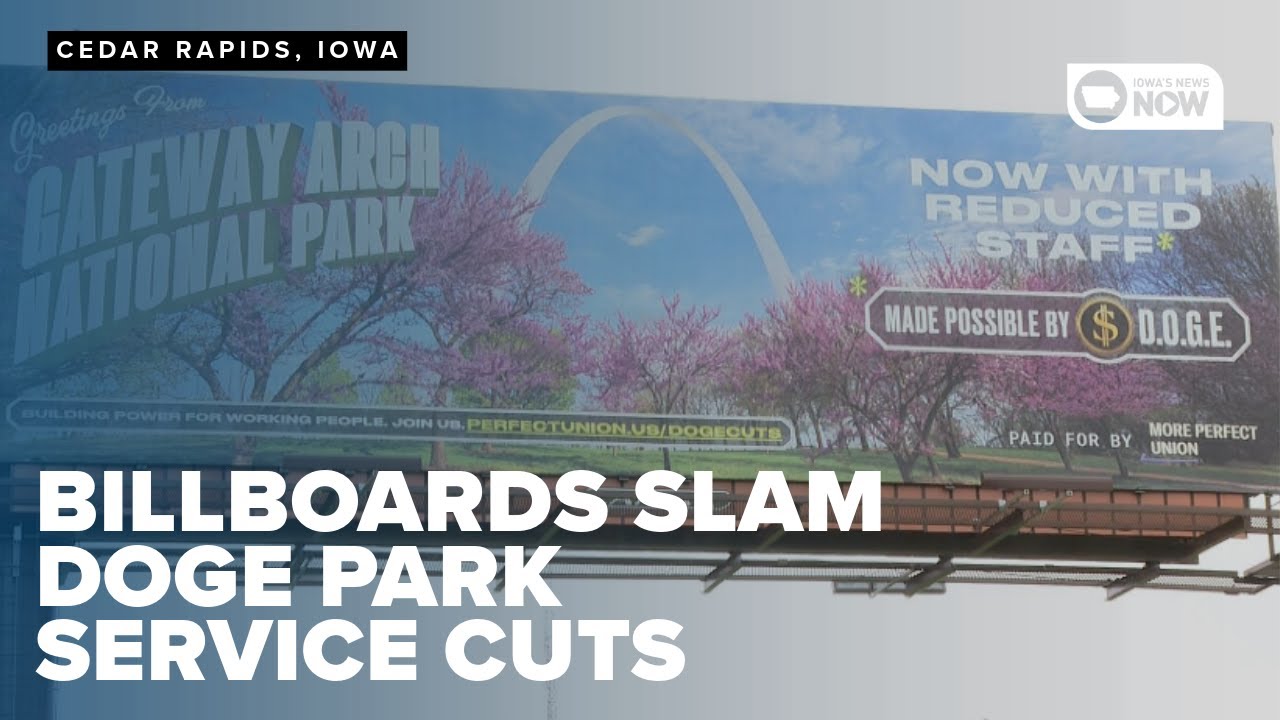 DOGE cuts to parks spark billboard backlash - YouTube