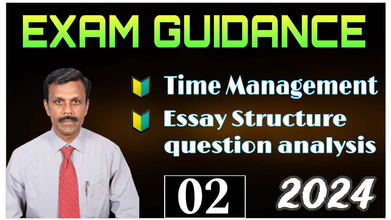 Exam Guidance [Structure Essay Analysis + Time management] - YouTube