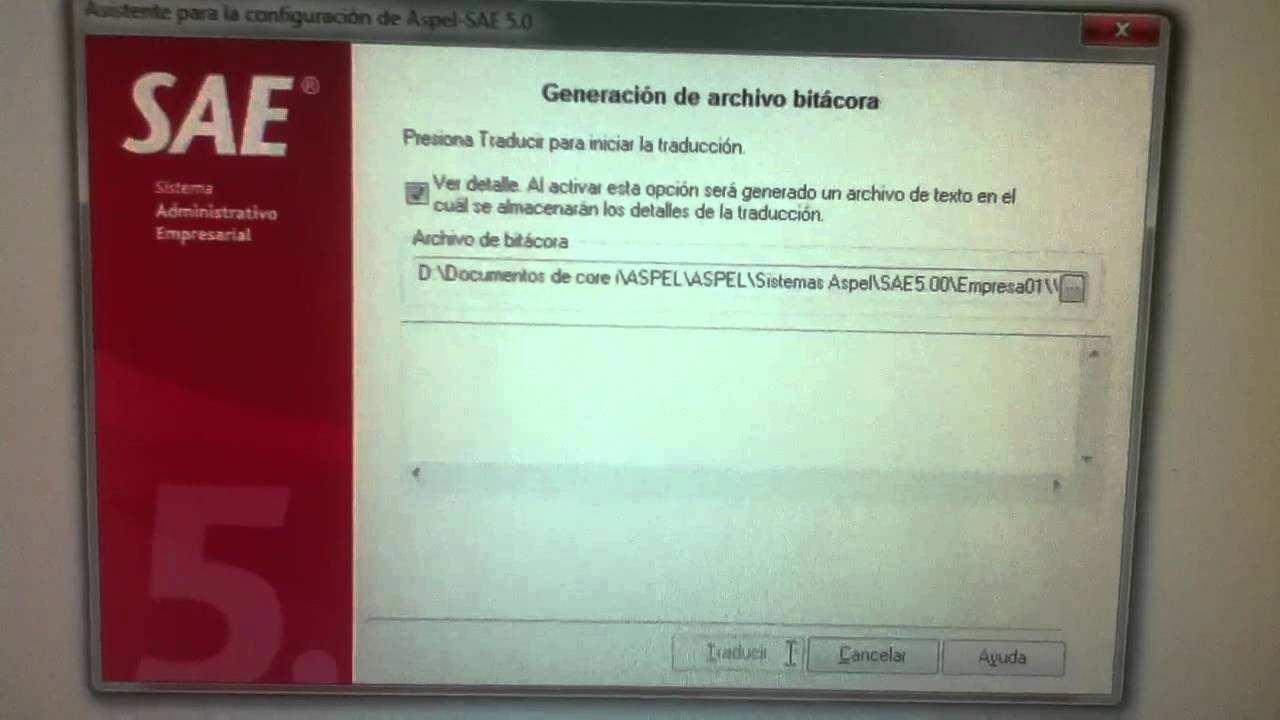 Aspel Sae 5.0 EaccessViolation ; Traducción base de datos ; Instalación ...